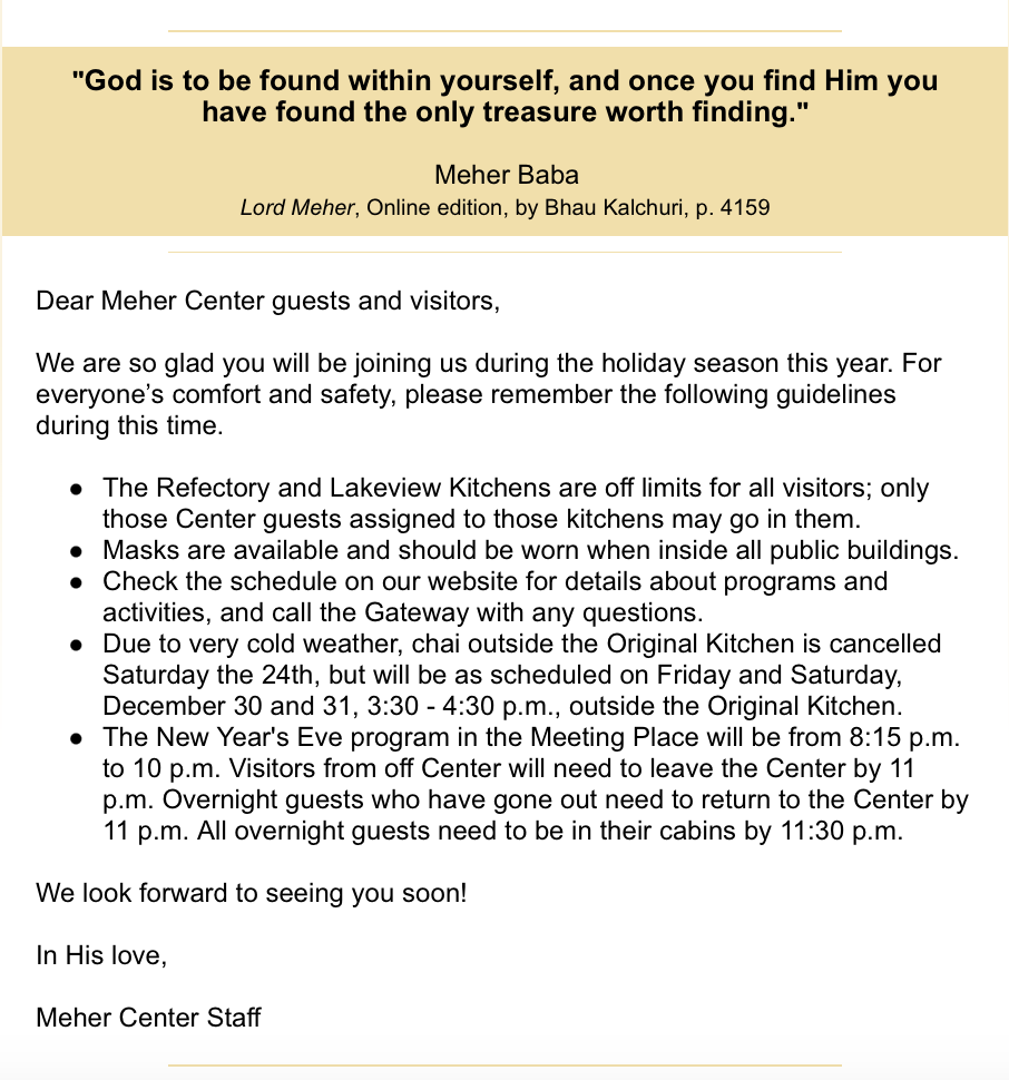 Weekly Offering 12/23/2022